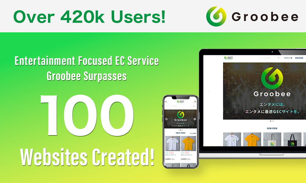 "Groobee," Specialized in Entertainment E-Commerce, Surpasses 100 Sites ...